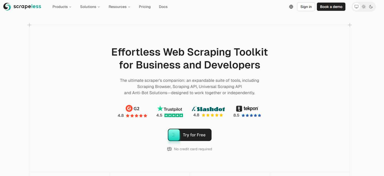 Scrapeless Proxy Review 2025 | ProxyBros.com